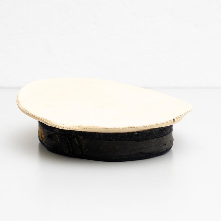 Antique Sailor Fabric Hat, circa 1950 For Sale at 1stDibs