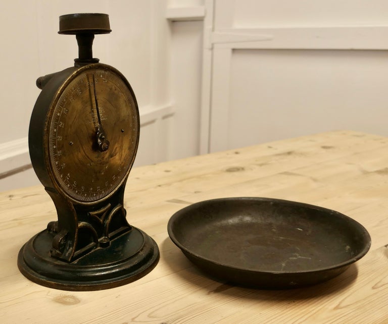 Antique Salter Family Scales No 50 a Well Loved and Used Family Scales ...