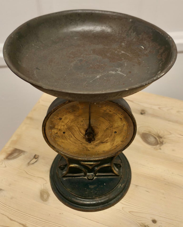 Antique Salter Family Scales No 50 a Well Loved and Used Family Scales ...