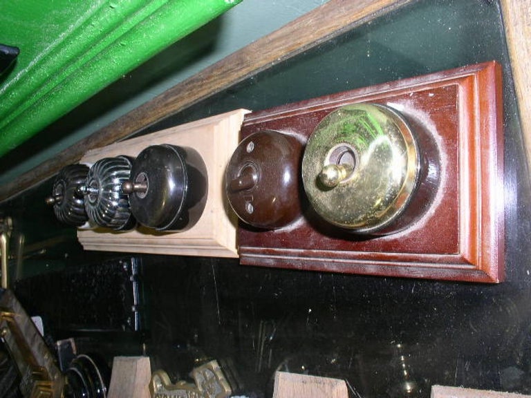 Antique Salvaged Light Switches, 20th Century For Sale at 1stDibs