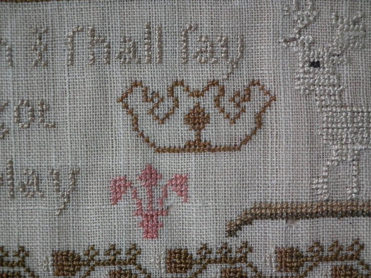 Antique Sampler, 1780 by Lydia Dawes at 1stDibs