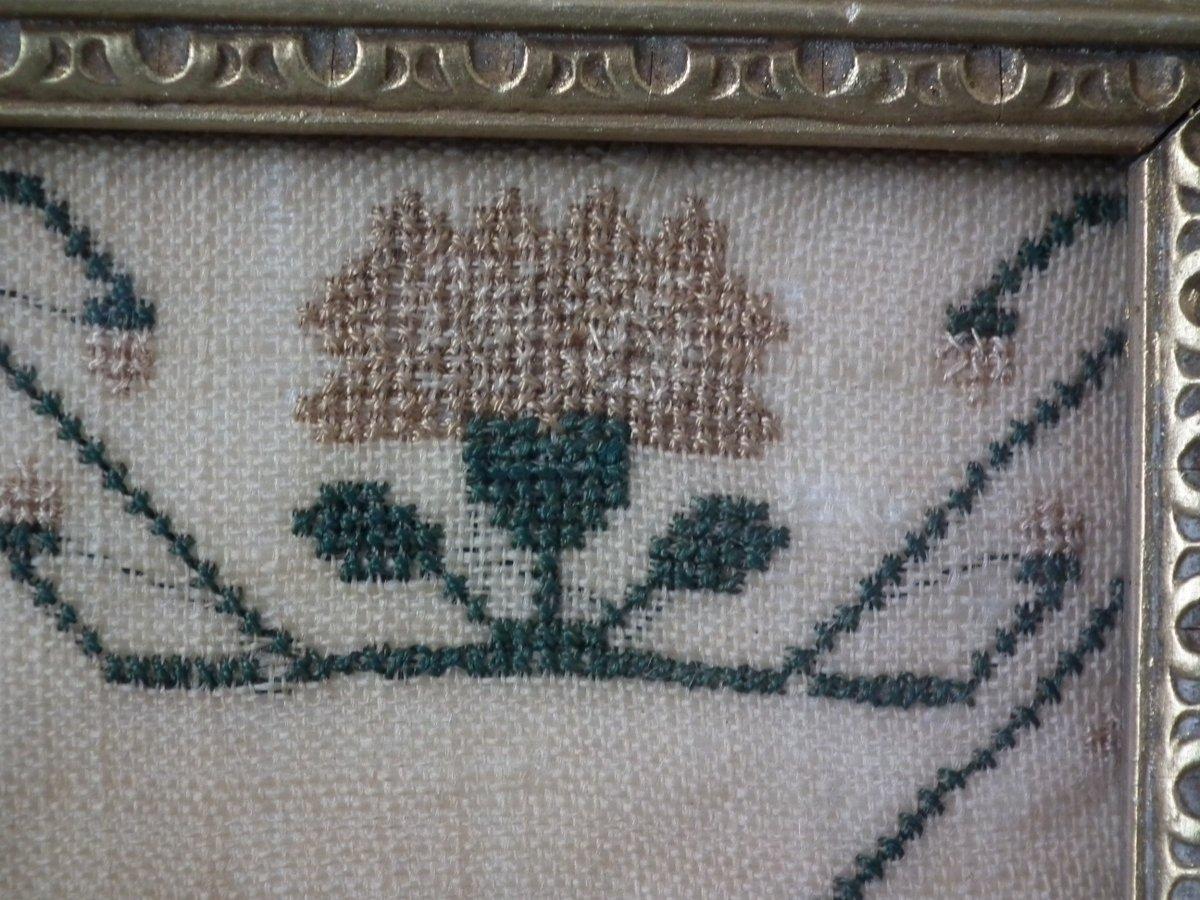 Antique Sampler, 1832, by Sarah Pountain at 1stDibs
