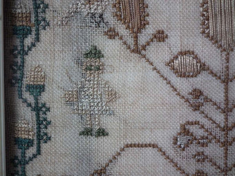 Antique Sampler, circa 1832, by Sarah Ann Davies Aged 10 at 1stDibs