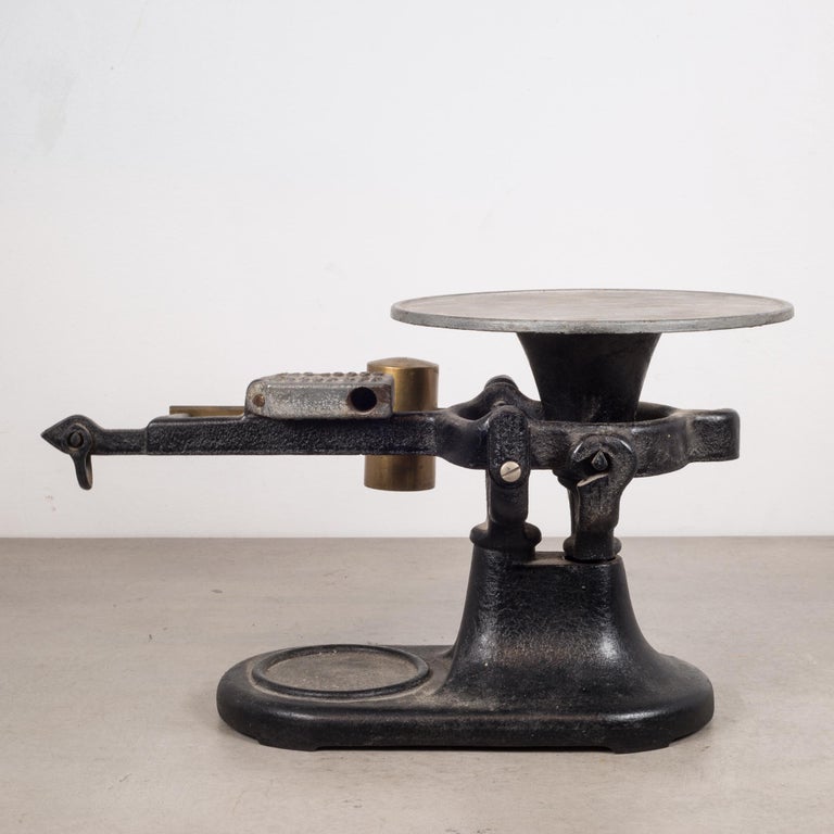 Antique San Francisco Brass and Cast Iron Balance Scale, circa 1930 at ...