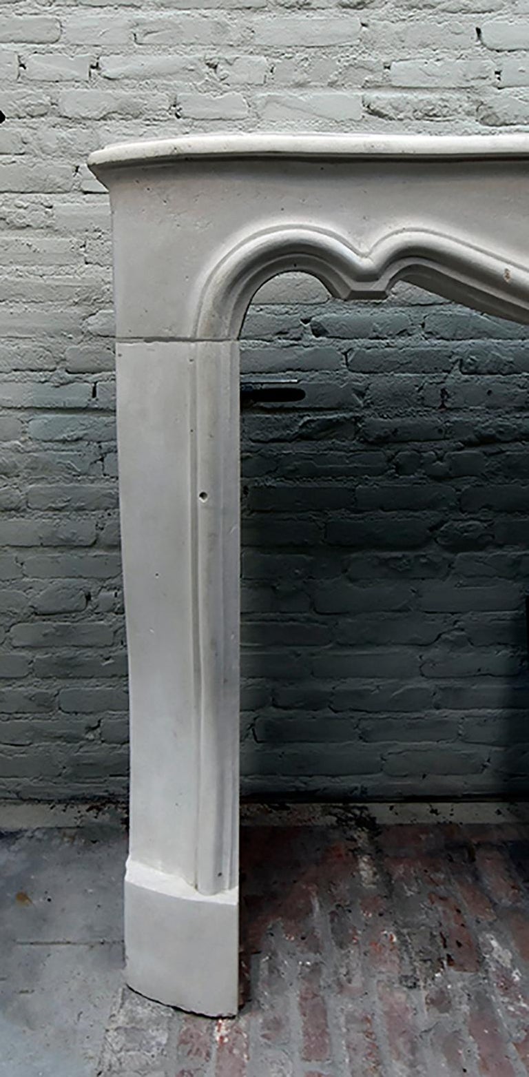 Antique Finish Sandstone Fireplace Mantel For Sale at 1stDibs