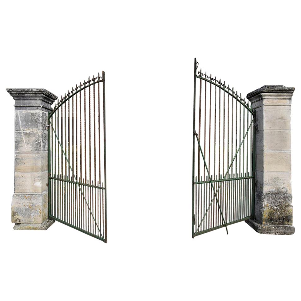 Antique Sandstone Gate Posts, 19th Century at 1stDibs