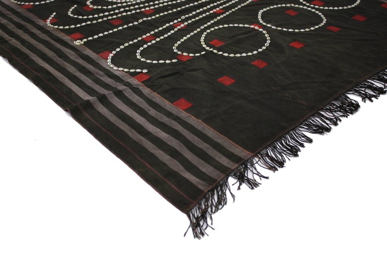 Antique Sangtam Naga Tribe Supong Warrior Shawl with Cowrie Shells ...