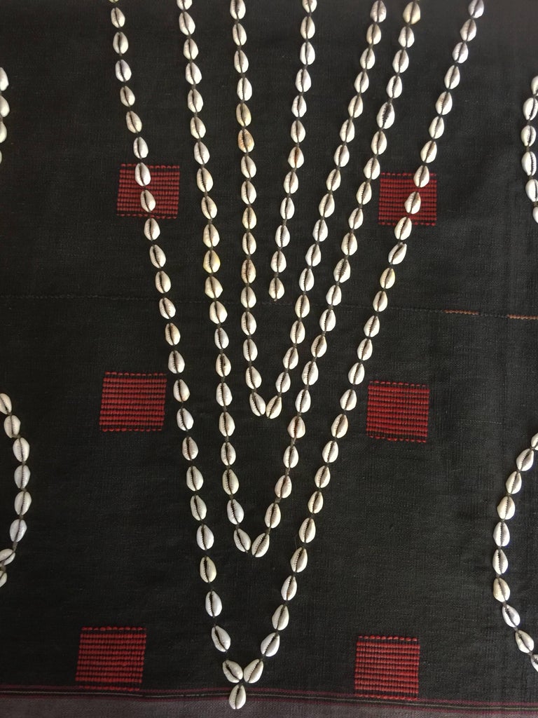 Antique Sangtam Naga Tribe Supong Warrior Shawl with Cowrie Shells ...