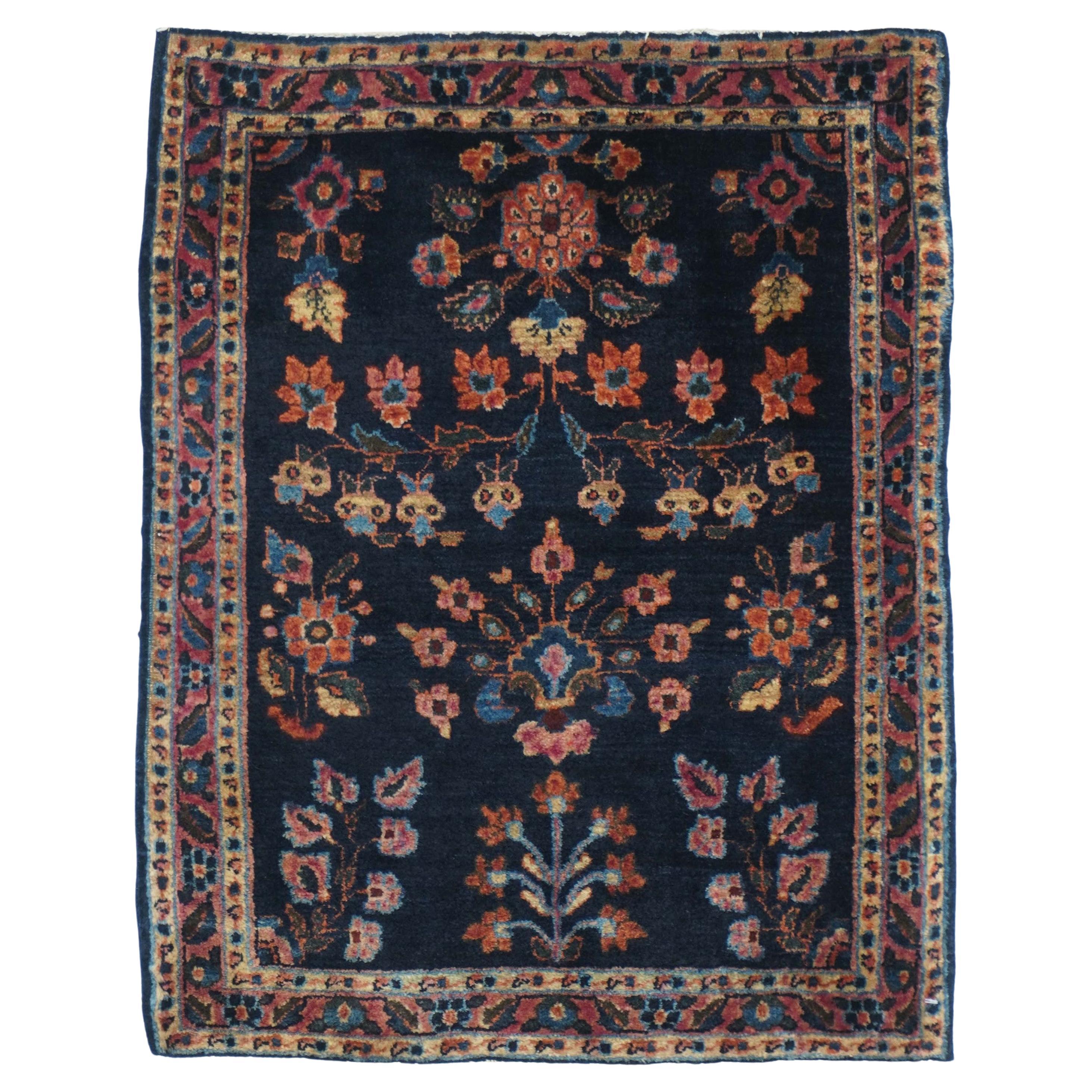 Antique Sarouk Rug For Sale at 1stDibs