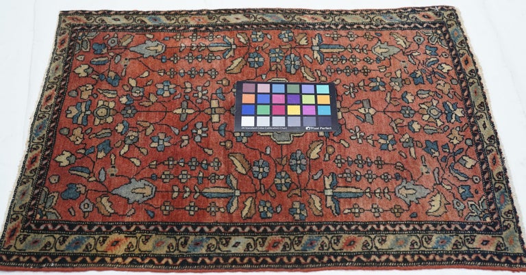 Antique Sarouk Rug For Sale at 1stDibs