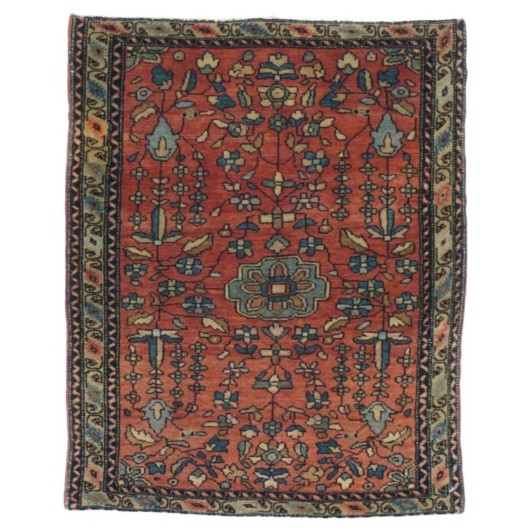 Antique Sarouk Rug For Sale at 1stDibs
