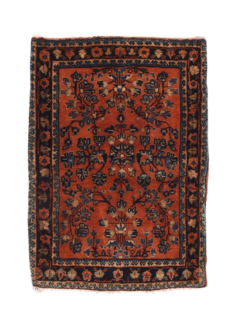 Antique Sarouk Rug For Sale at 1stDibs