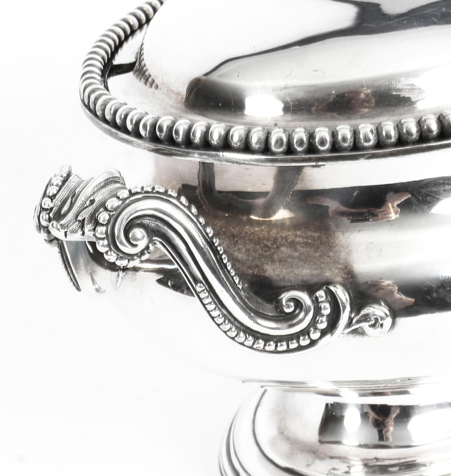 Antique Sauce Tureen Entree Dish by Elkington and Co., 19th Century at ...