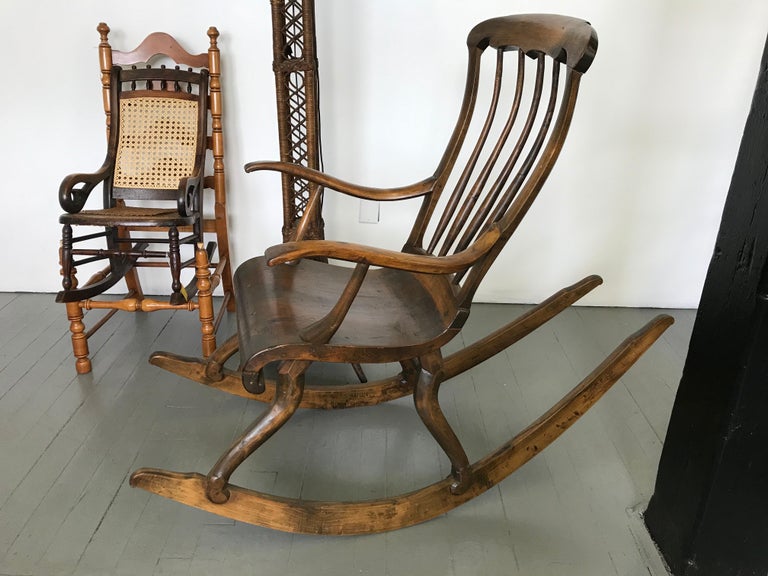 Antique Scandinavian Rocking Chair at 1stDibs