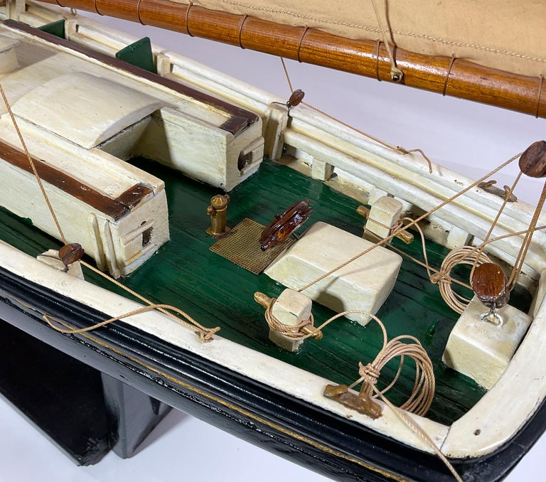 Antique Schooner Ship Model of Mayflower For Sale at 1stDibs
