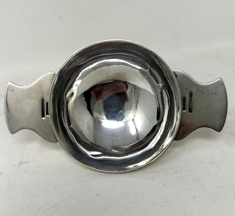 Antique Scottish Edinburgh Sterling Silver Loving Cup Quaich Whiskey ...