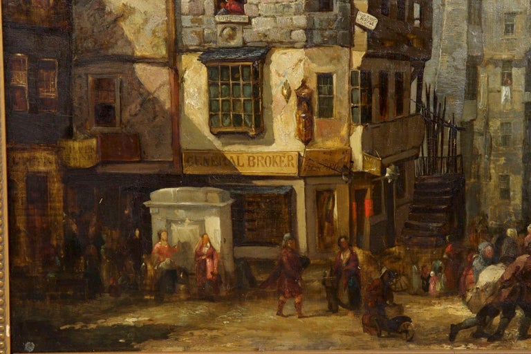 Antique Scottish Oil Painting of John Knox House, circa 1840-1860 at ...