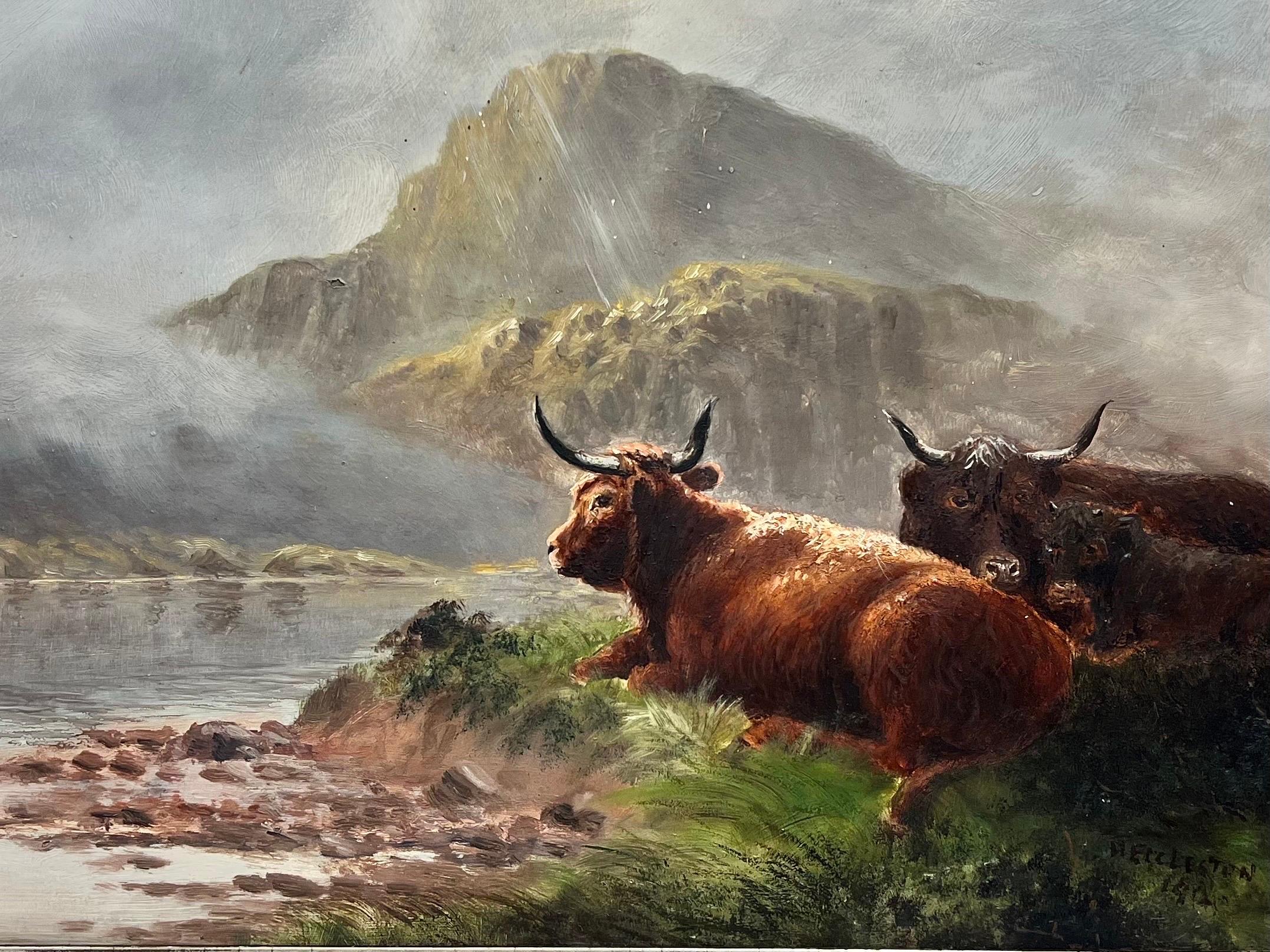 Edmund Havell - 'The Hunt Meet' - A hunting scene with horses and ...