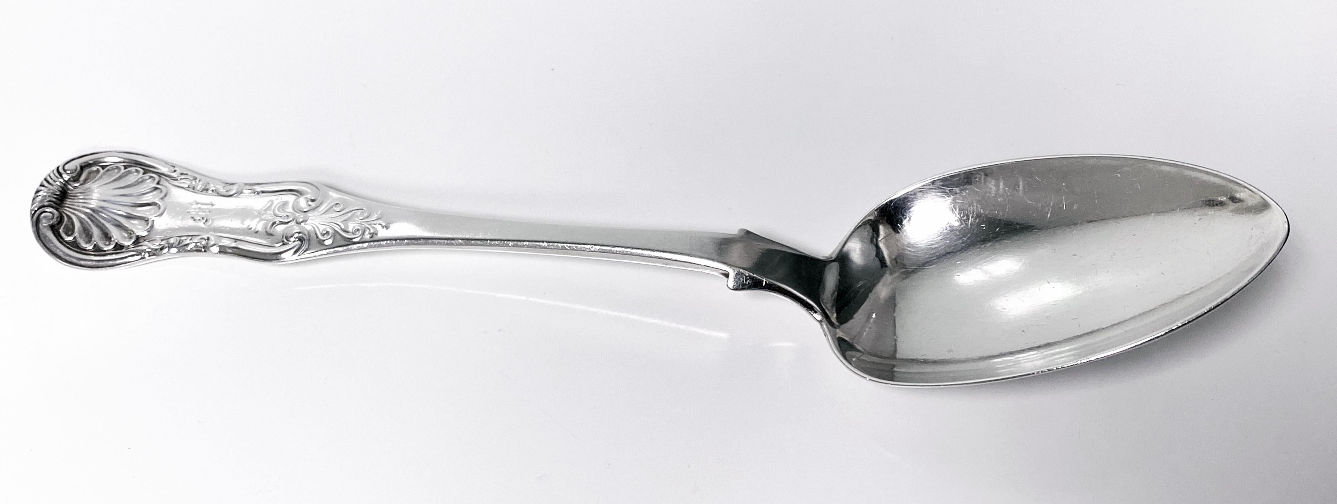 Antique Scottish Silver large Spoon Glasgow 1840 Henry Muirhead For ...