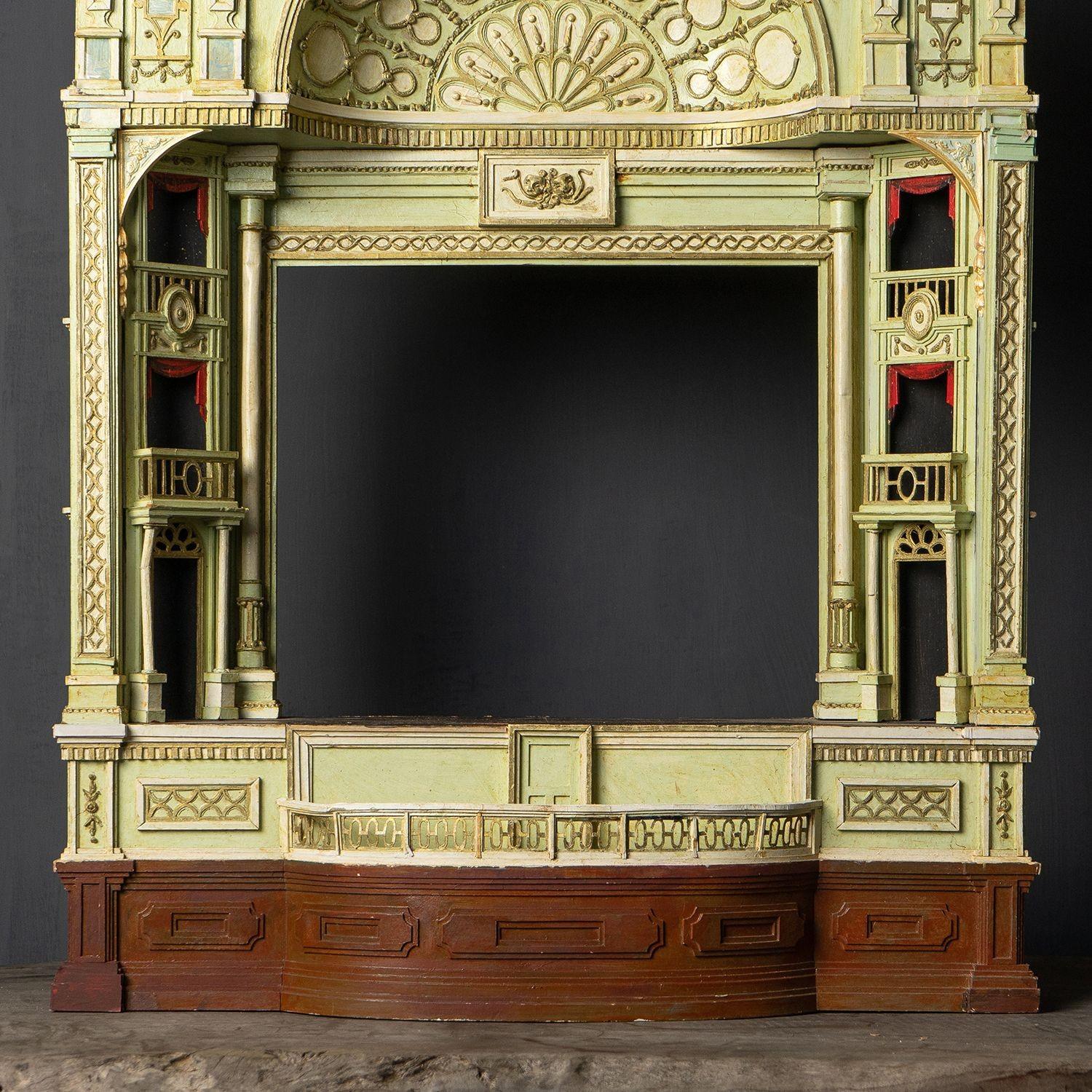 Antique Scratch Built Model of a Theatre C. 1920s at 1stDibs