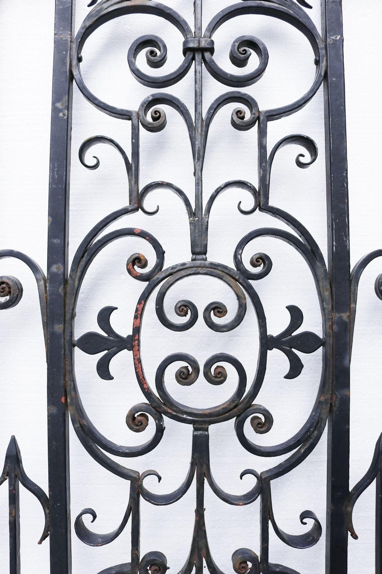 Antique Scrollwork Garden Gate For Sale at 1stDibs