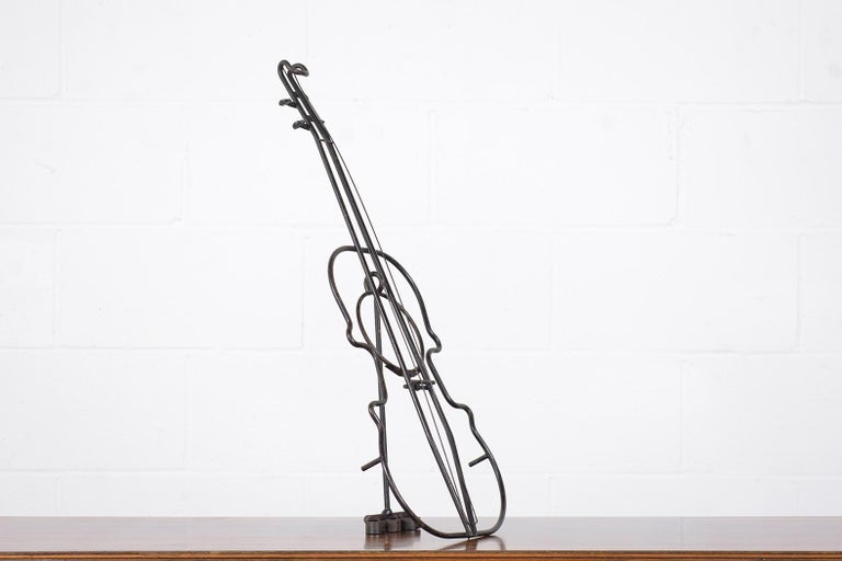 Antique Sculpture Violin For Sale at 1stDibs