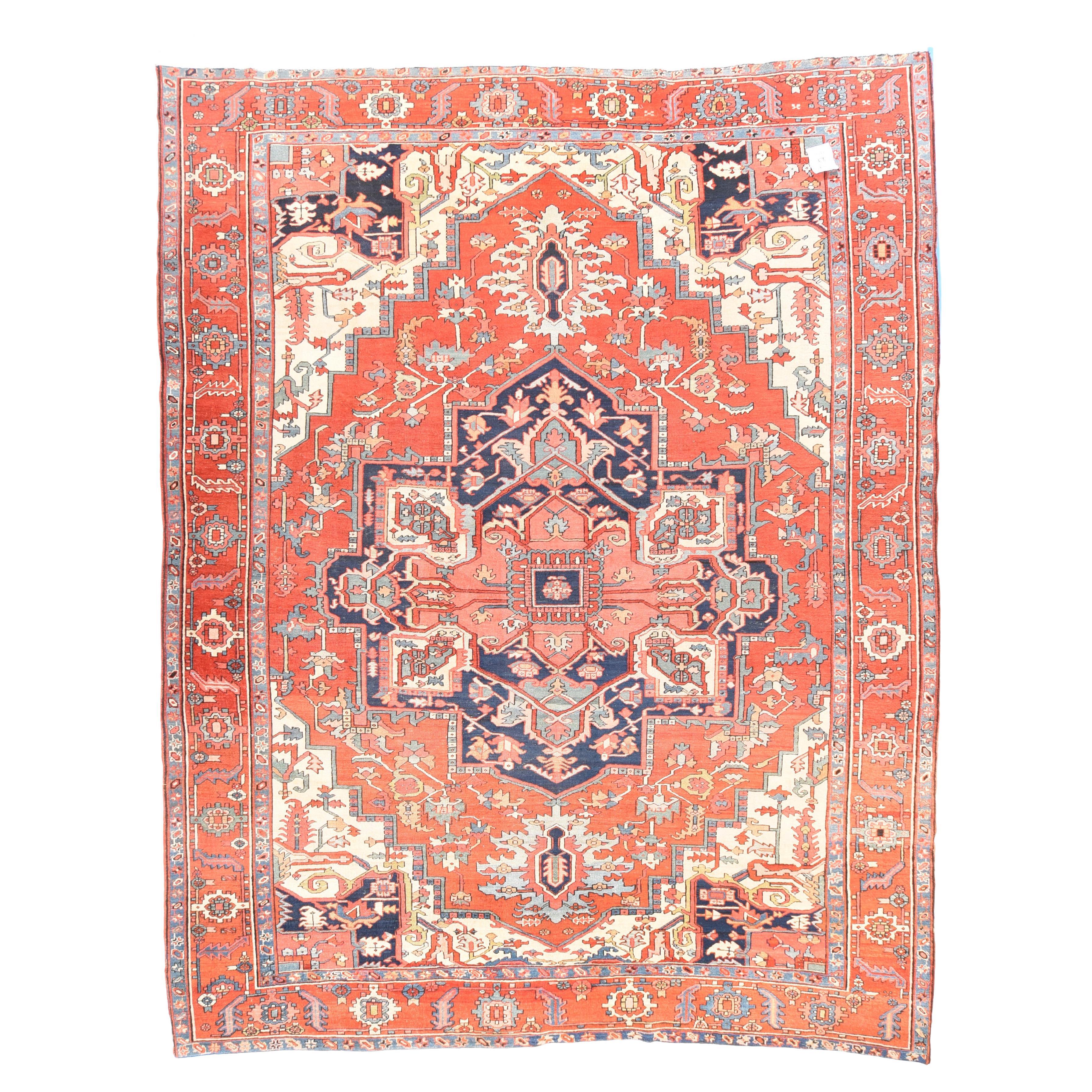 Antique Serapi Rug For Sale at 1stDibs