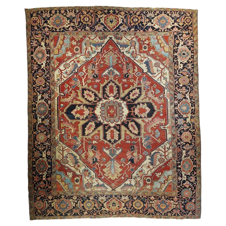 Antique Serapi Rug For Sale at 1stDibs