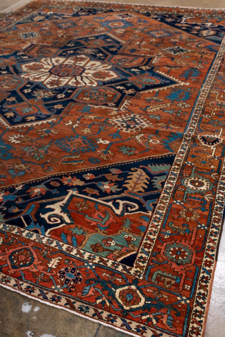 Antique Serapi Rug, circa Early 1900s For Sale at 1stDibs