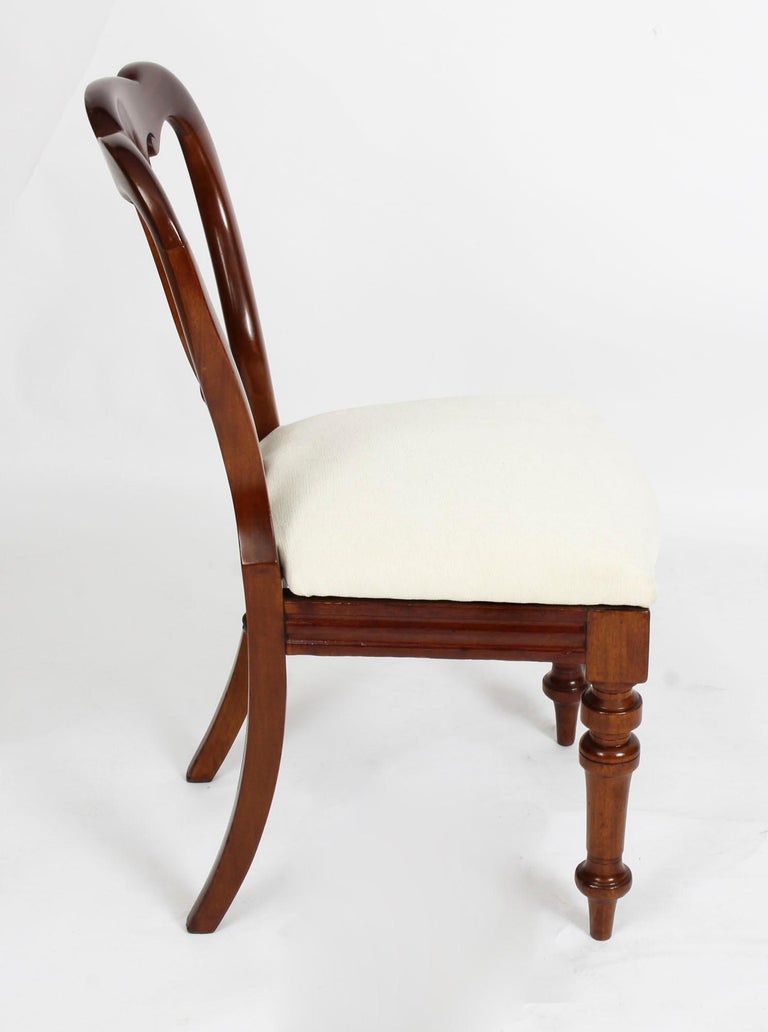 Antique Set of 12 Victorian Mahogany Spoon Back Dining Chairs 19th ...