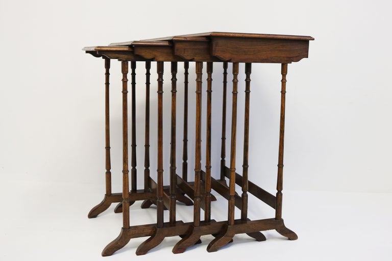 Antique Set of French Japonisme Art Nouveau Nesting Tables 1890 table ...