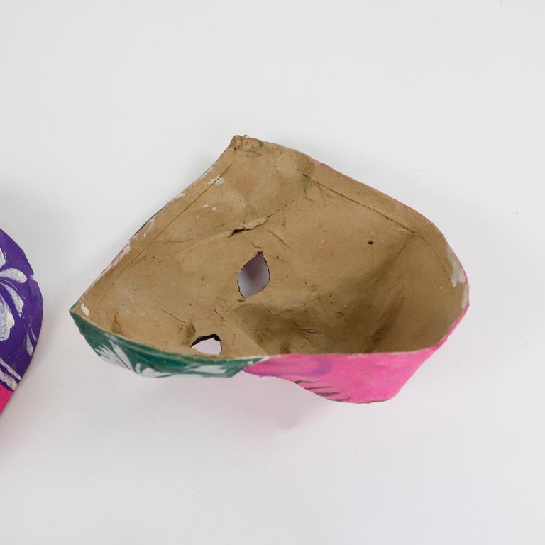 Antique Set of Mexican Papier-Mâché Masks 3 For Sale at 1stDibs | lord ...