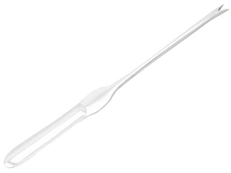 Antique Set of Six Sterling Silver Lobster Picks For Sale at 1stDibs