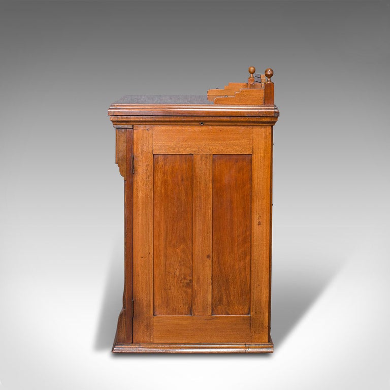 Antique Sewing Machine Cabinet, English, Walnut, Machinist Console ...