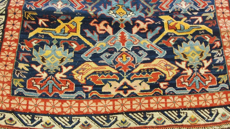 Antique Seychour Caucasian Rug at 1stDibs