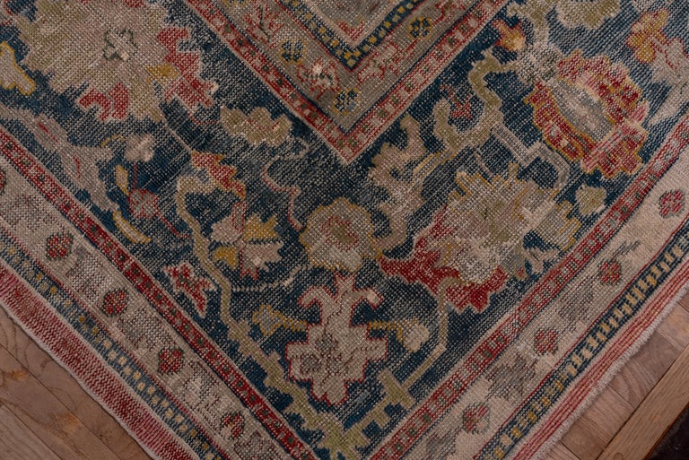 Antique Shabby Chic Oushak Carpet, circa 1900 For Sale at 1stDibs