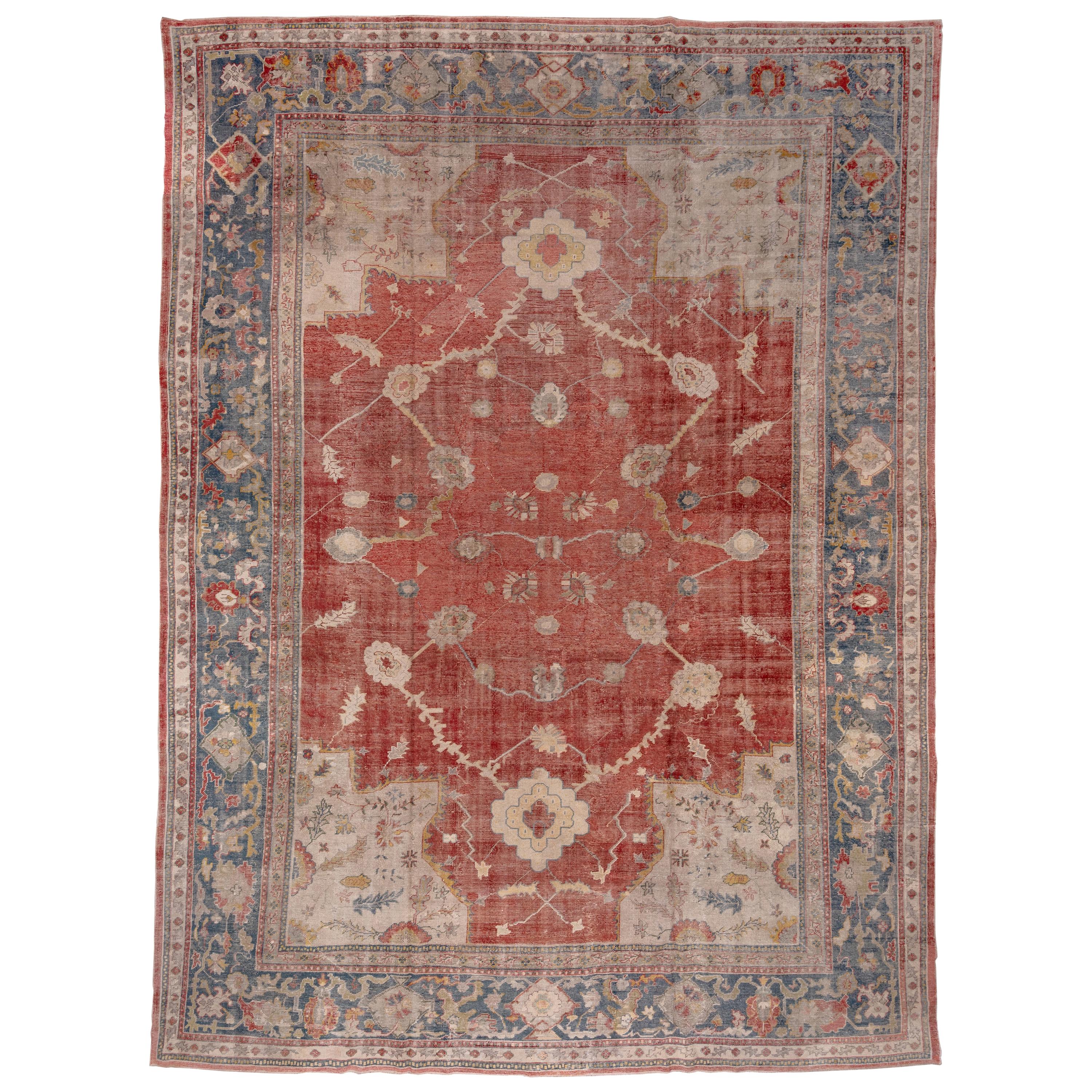 Shabby Chic Turkish Blush Color Rug For Sale at 1stDibs