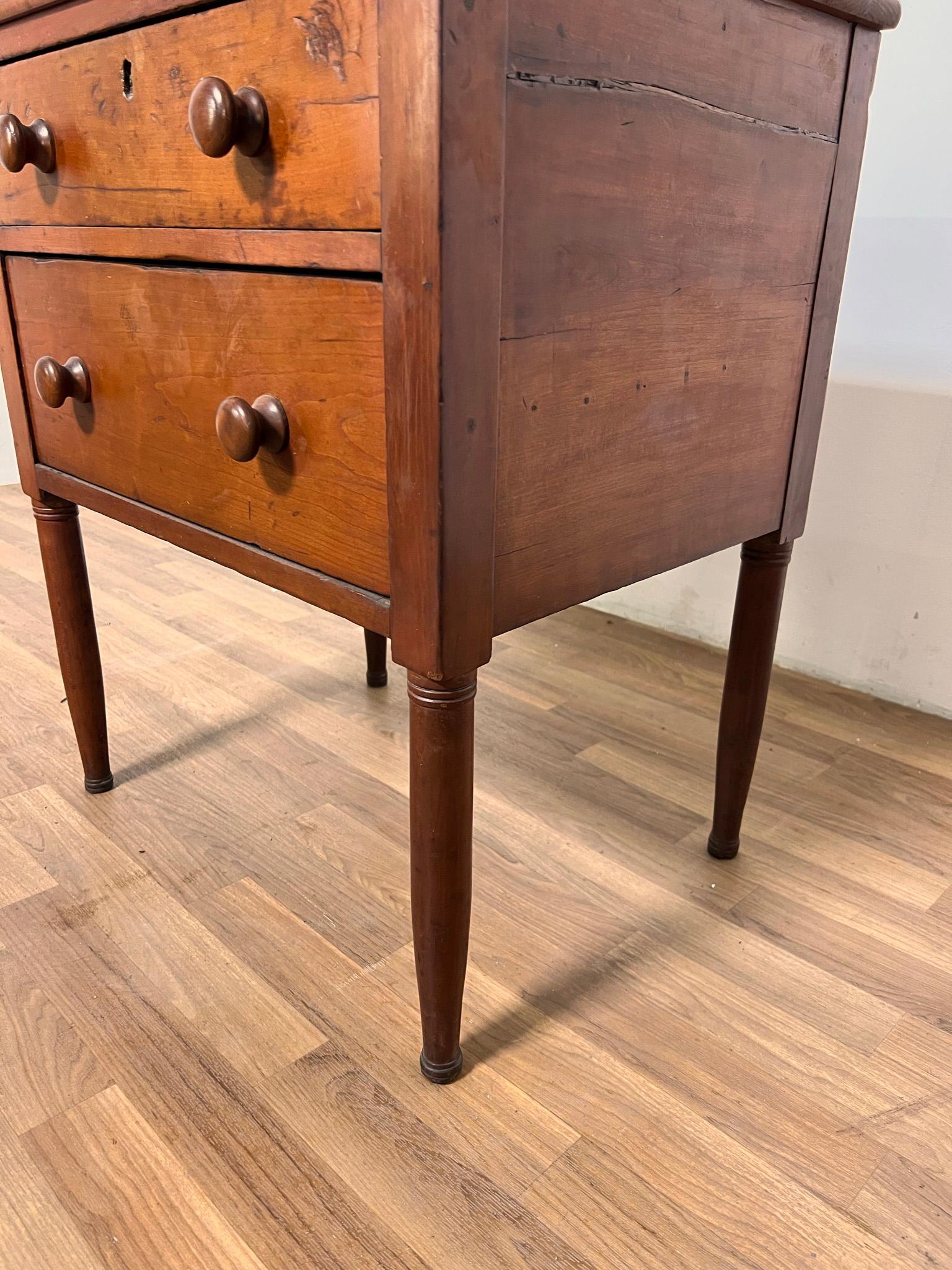 Antique Shaker Two Drawer Work Stand, Niskayuna Community For Sale at ...
