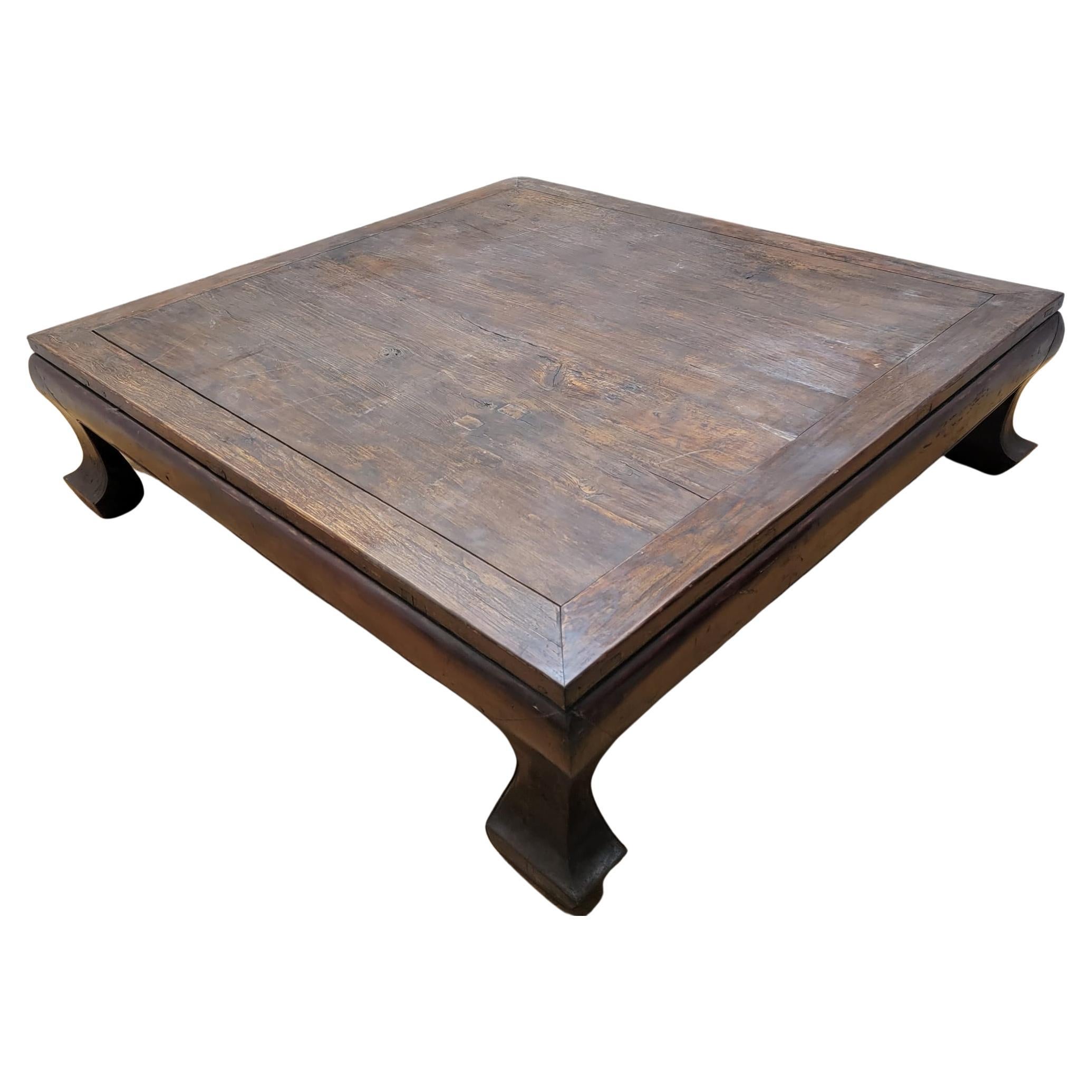 Antique Chinese Laquered Square Coffee Table, circa 1770-1800 at 1stDibs