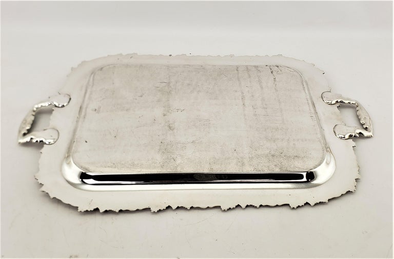 Antique Sheffield Reproduction Silver Plated Serving Tray with Grapes ...