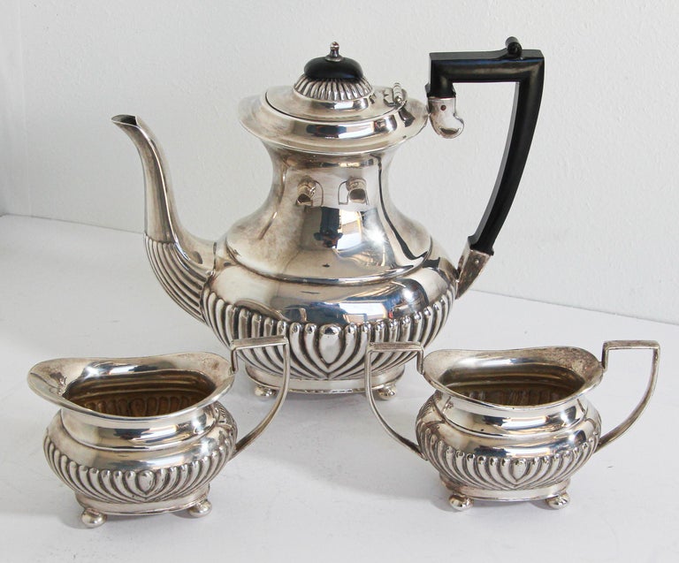 Antique Sheffield Silverplate Tea Set For Sale at 1stDibs | leonard ...
