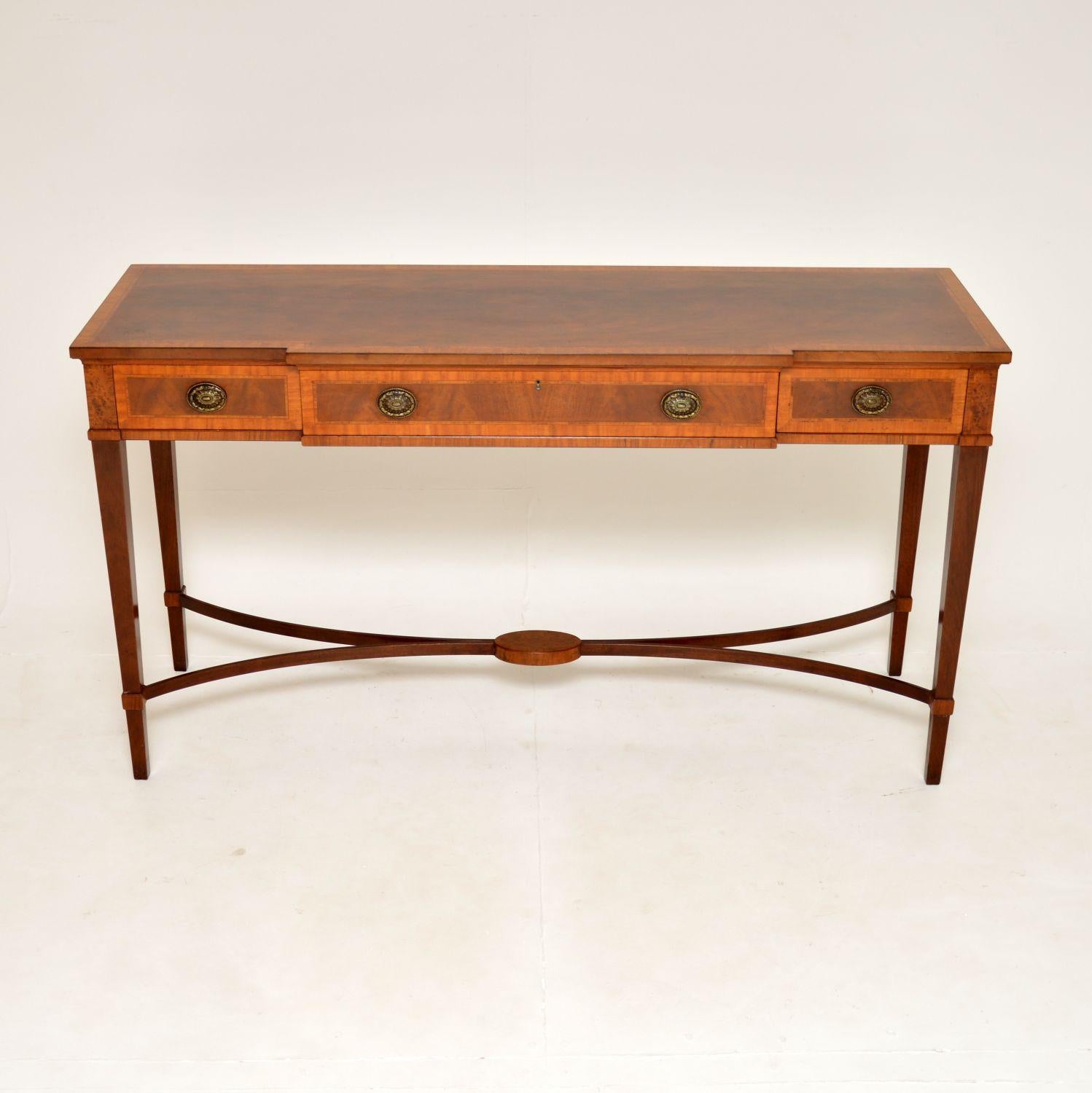 Antique Sheraton Revival Console Table at 1stDibs