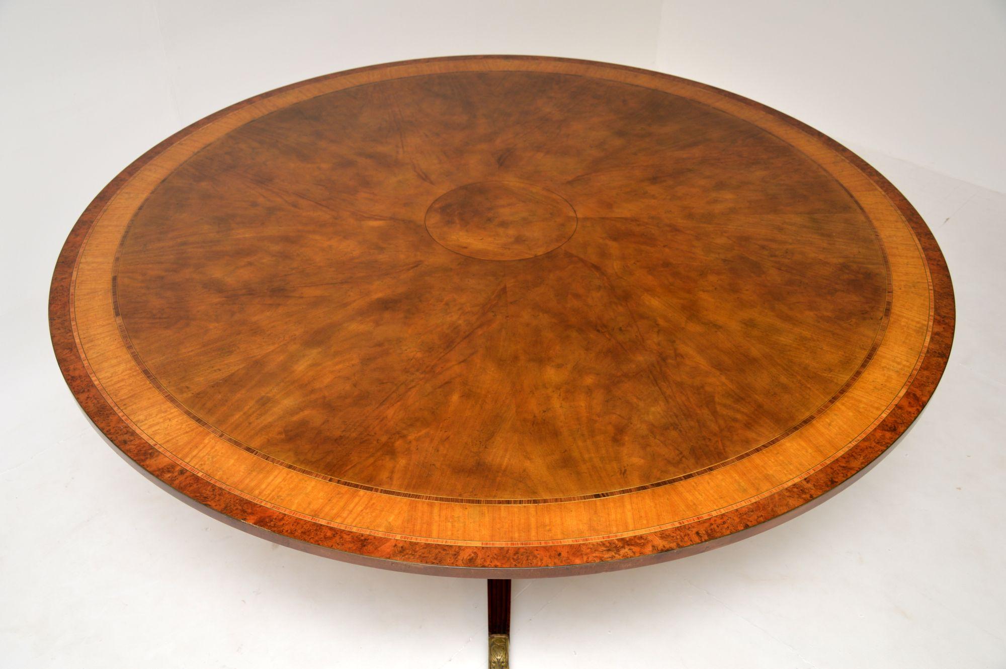 Antique Sheraton Revival Dining Table and Ten Chairs at 1stDibs