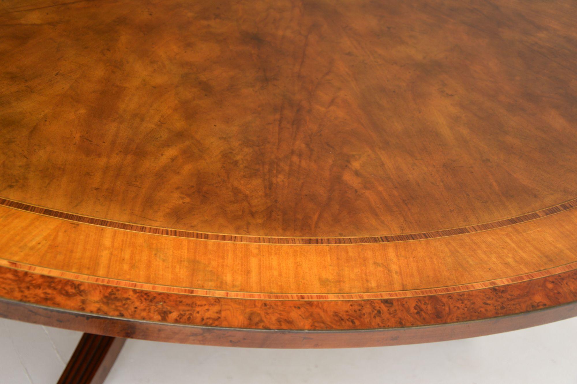 Antique Sheraton Revival Dining Table and Ten Chairs at 1stDibs