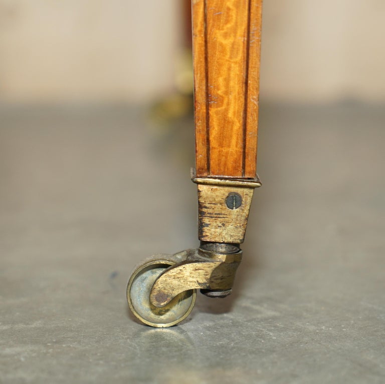 Antique Sheraton Revival Victorian Restored Maple and Co Elevette ...