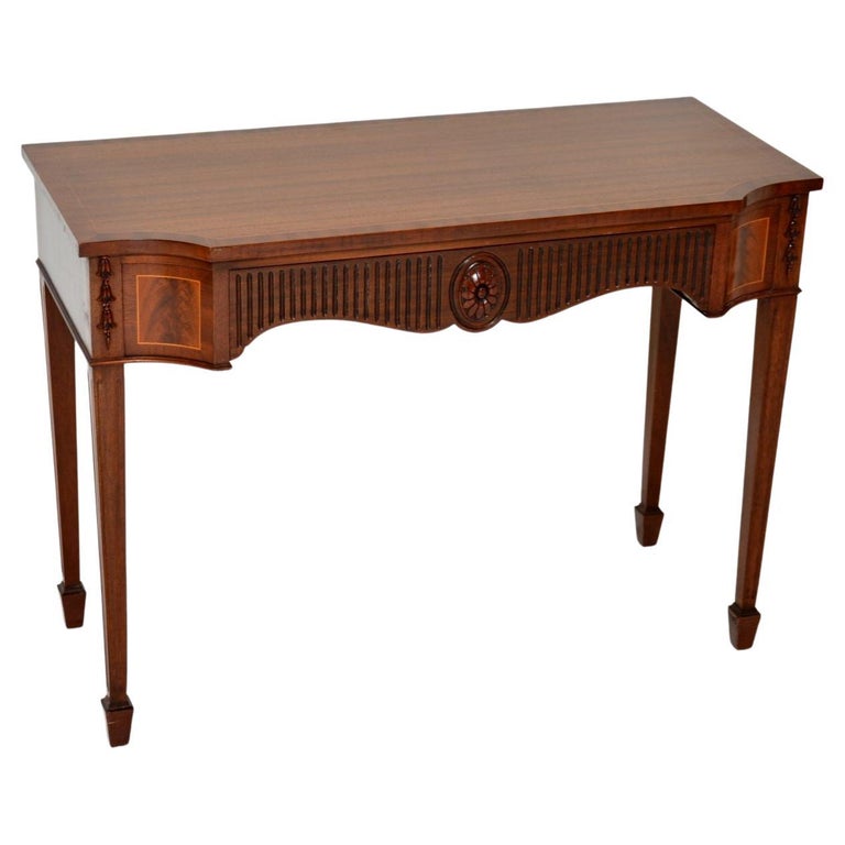 Antique Sheraton Style Console / Server Side Table at 1stDibs