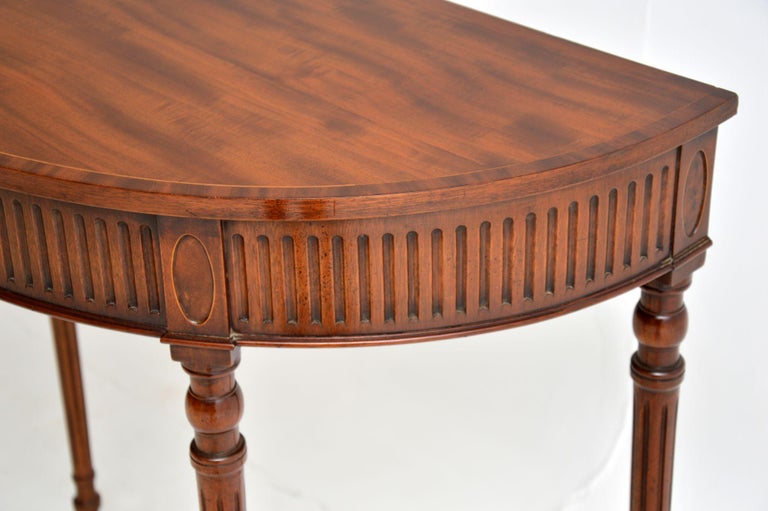 Antique Sheraton Style Console Side Table at 1stDibs