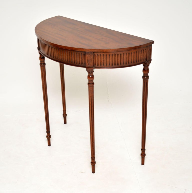 Antique Sheraton Style Console Side Table at 1stDibs