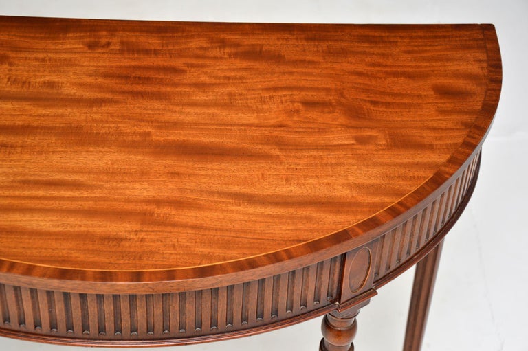 Antique Sheraton Style Console Side Table at 1stDibs