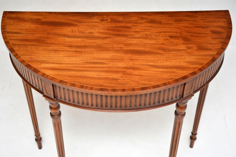 Antique Sheraton Style Console Side Table at 1stDibs